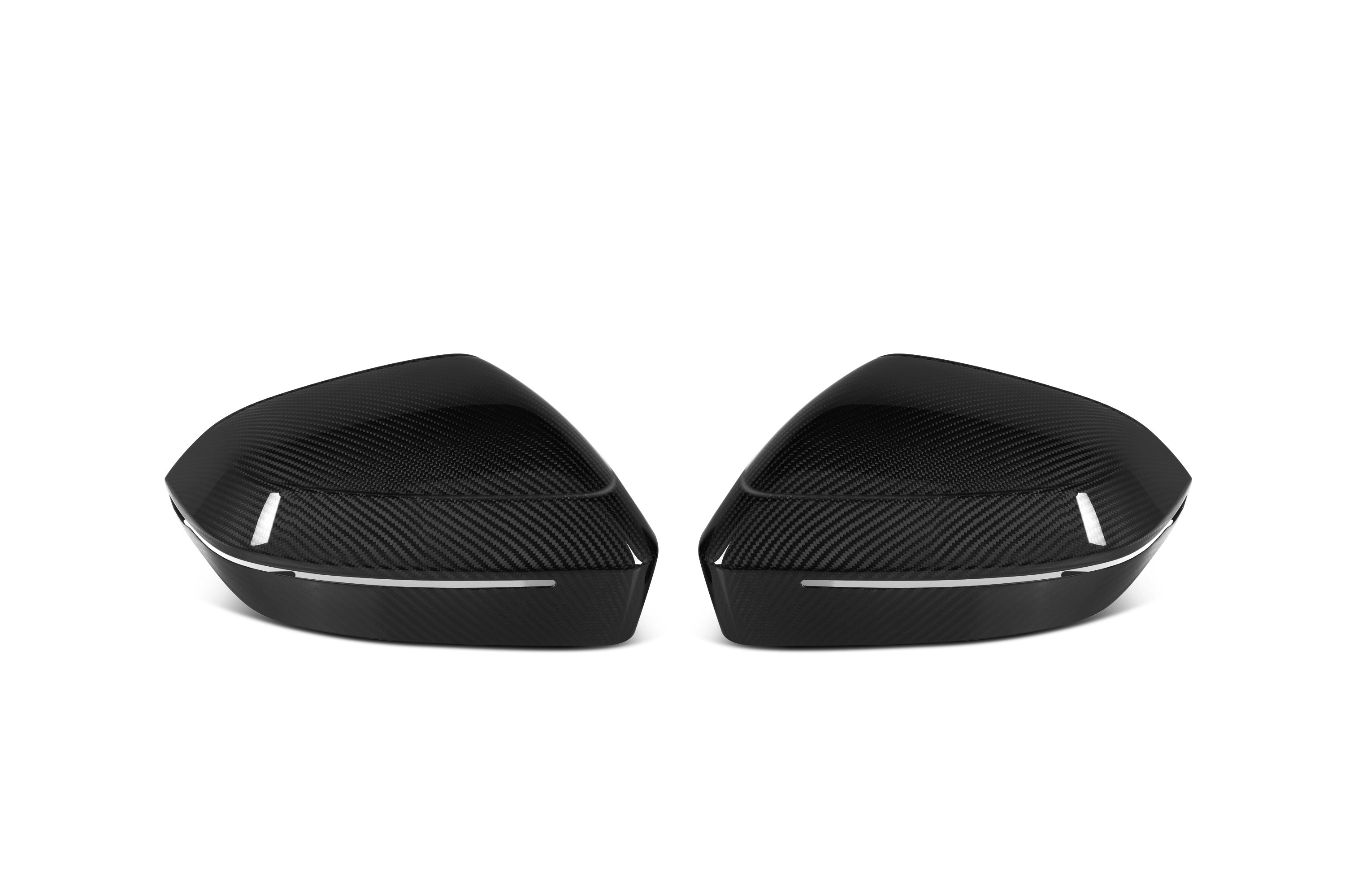 OEM Style Carbon Fiber Mirror Caps - BMW G60 5 Series & G70 7 Series ...