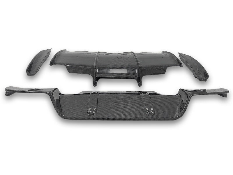 PSM Style Carbon Fiber Rear Diffuser - BMW F06 / F12 / F13 M6 | BimmerTrend