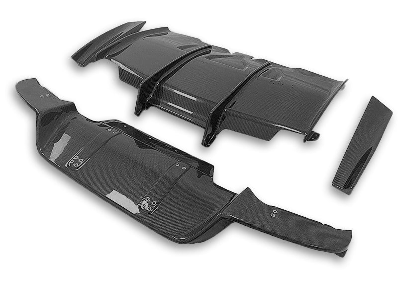 PSM Style Carbon Fiber Rear Diffuser - BMW F06 / F12 / F13 M6 | BimmerTrend