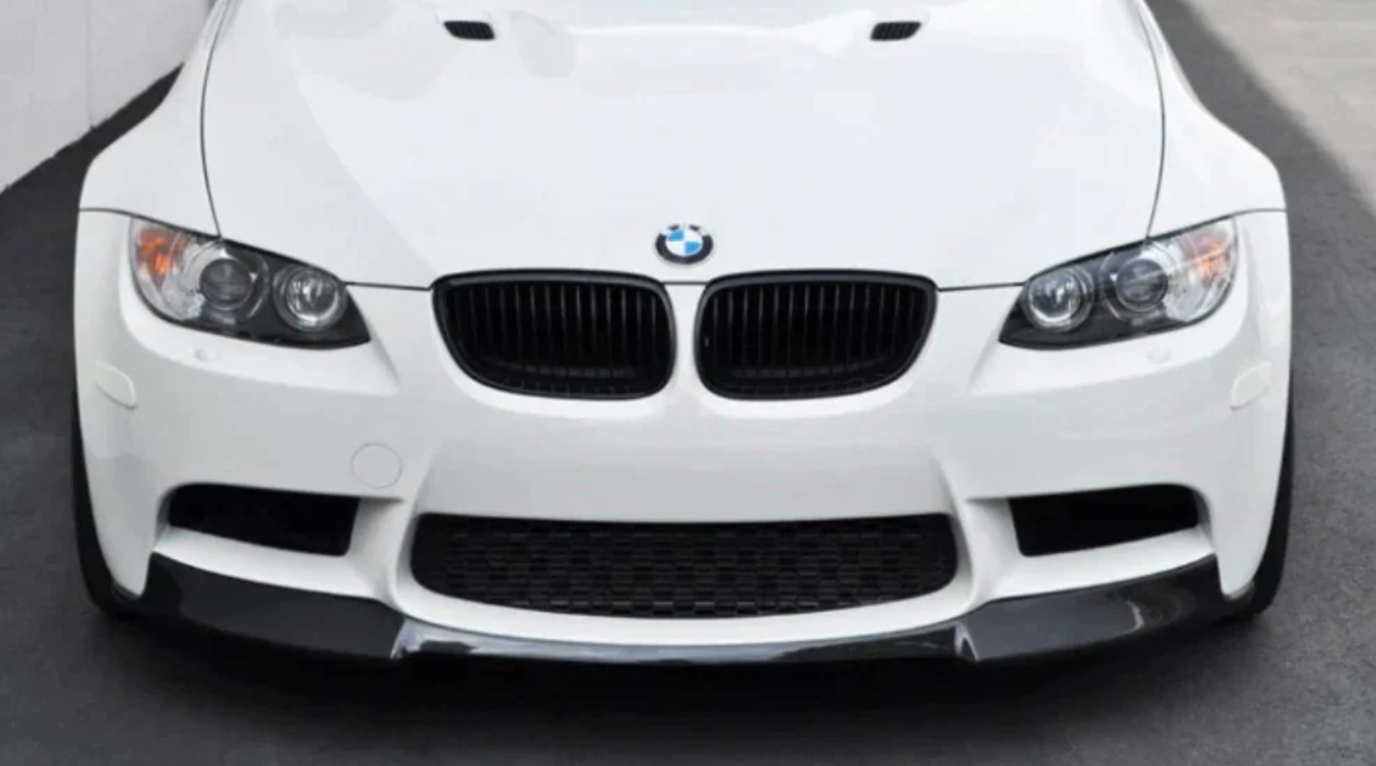 BMW E90 E92 E93 M3 Carbon Fiber V Style Front Lip | BimmerTrend